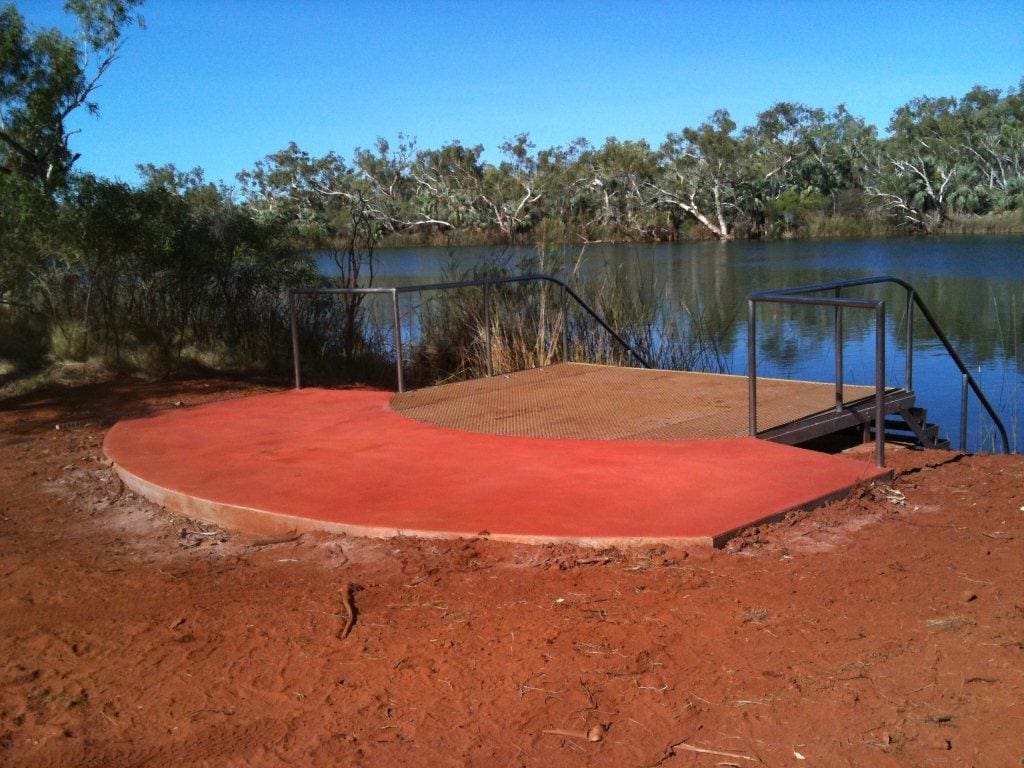 FRP Jetty Delivered at Millstream | Treadwell Group AU
