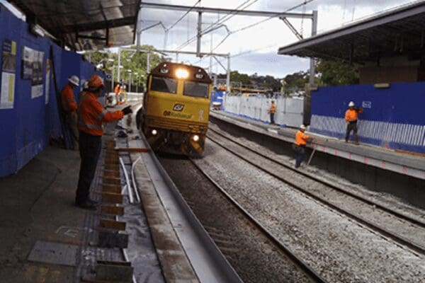 Permanent FRP Formwork Rail Platform Upgrade | Treadwell AU