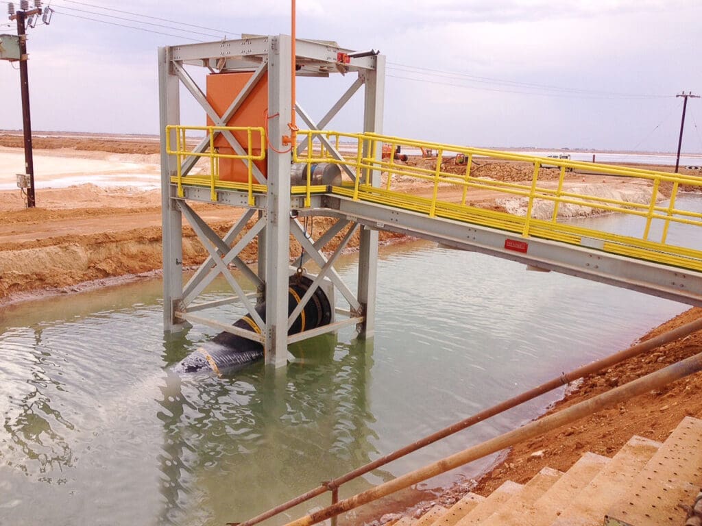 Solar Salt Production Site Winch Tower & Bridge - Treadwell Group Pty Ltd